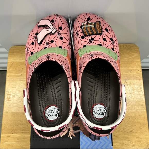 CROCS | Shoes | Crocs Demon Slayer Classic Clogs Us Sz 1m Nezuko In ...